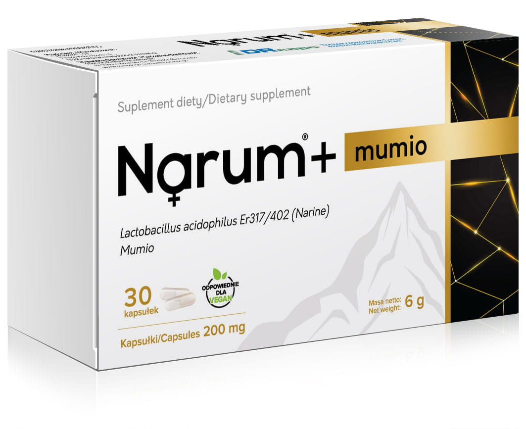 Narum+ Mumio 200mg, 30 kapsułek - VitaImmun